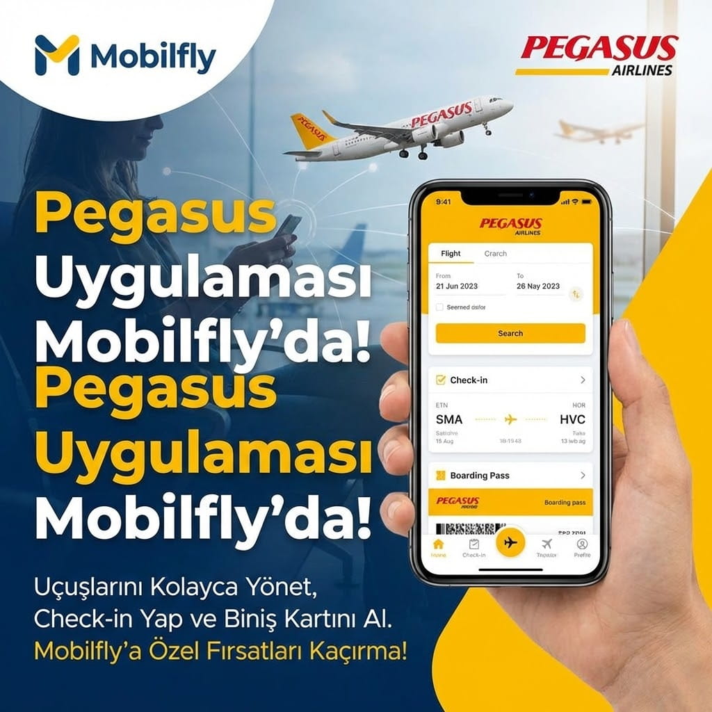 Pegasus Mobil Uygulama - iOS ve Android Uygulama Özellikleri | Mobilfly