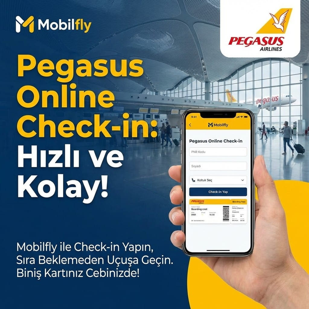 Pegasus Online Check-in - Web ve Mobil Check-in Adımları | Mobilfly